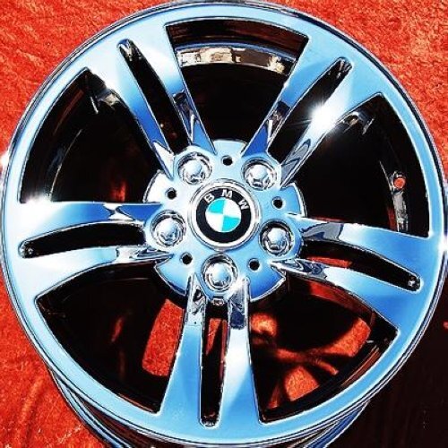 SET OF 4 CHROME 17" BMW X3 "STYLE 112" E83 X5 OEM FACTORY WHEELS RIMS ...