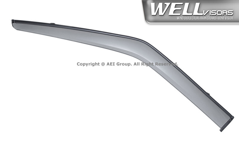 WELLvisors Window Visors for Land Rover LR3 LR4 05-16 Rain Guards ...