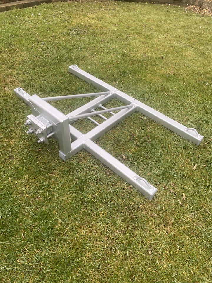 Motorbike motorcycle trailer Towing Dolly Frame for Swan Neck Tow bars ...