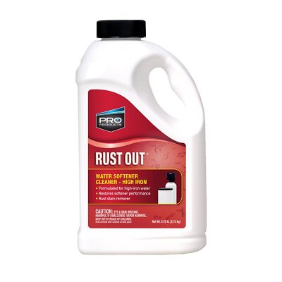 Rust Out Water Softener Cleaner And Iron Remover 475 lb Clean Water ...