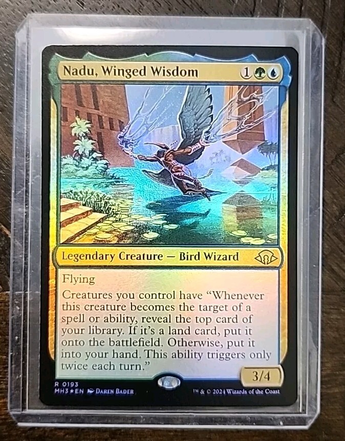 MTG - Nadu, Winged Wisdom FOIL - Modern Horizons 3 - Unplayed- Mint | eBay