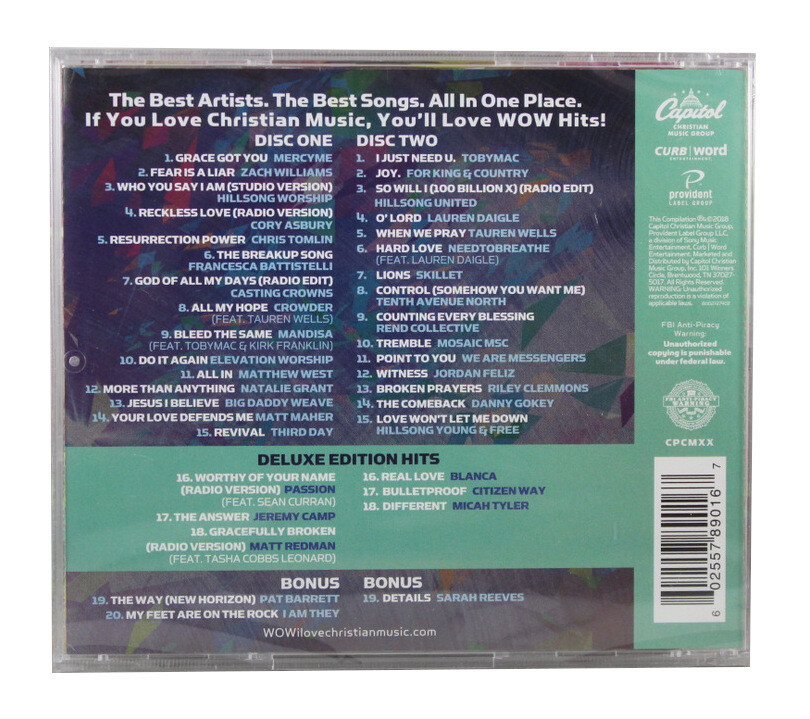 Wow Hits 2019 Deluxe Edition 2 NEW CDs Christian Contemporary Praise ...