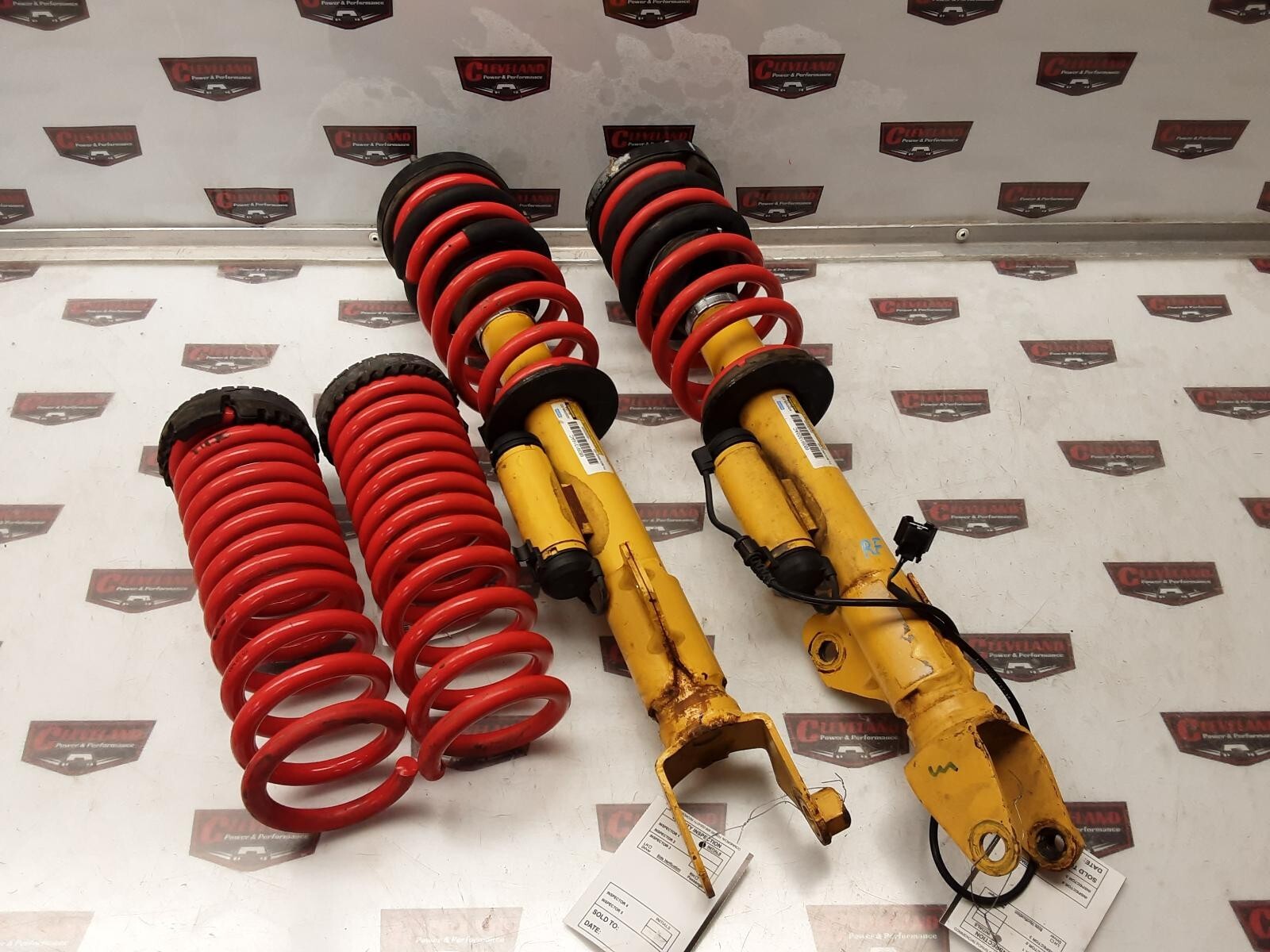 2019-2023 Challenger RT Scat Pack Widebody OEM Front Struts w/ Eibach ...