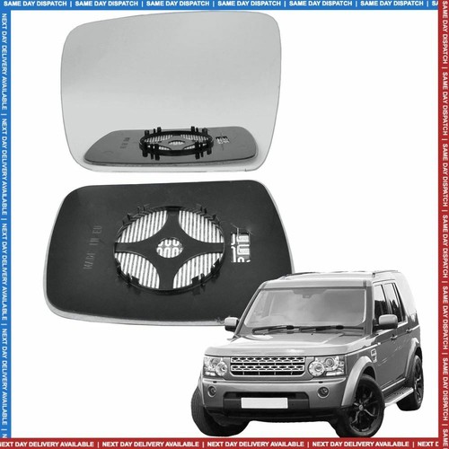 Left side wing mirror glass for Land Rover Discovery 4 09-13 heated ...