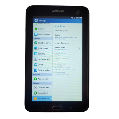 Samsung Galaxy Tab 3 Lite SM-T110 Dark Gray | eBay