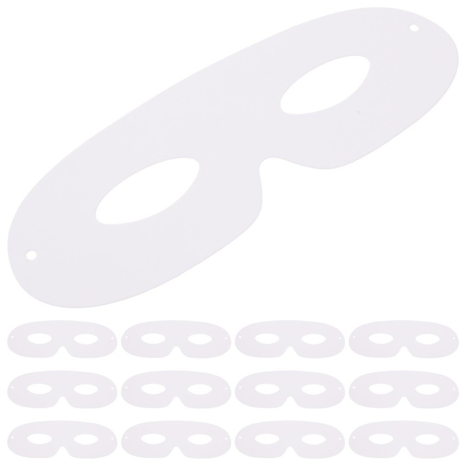 1 Set DIY Masquerade Masks Party Paper Masks Painting Blank Masks Paper ...