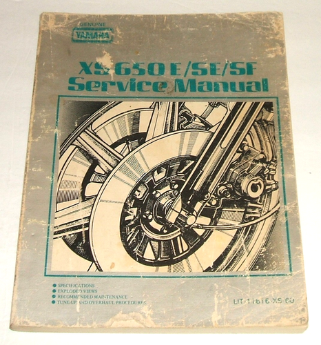 Yamaha Xs650 Xs 650 Service Manual 1978 1979 1980 Repair Shop Oem | eBay