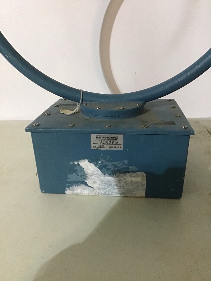 electro-metrics ALR 25 magnetic field loop hoop antenna For EMC testing ...