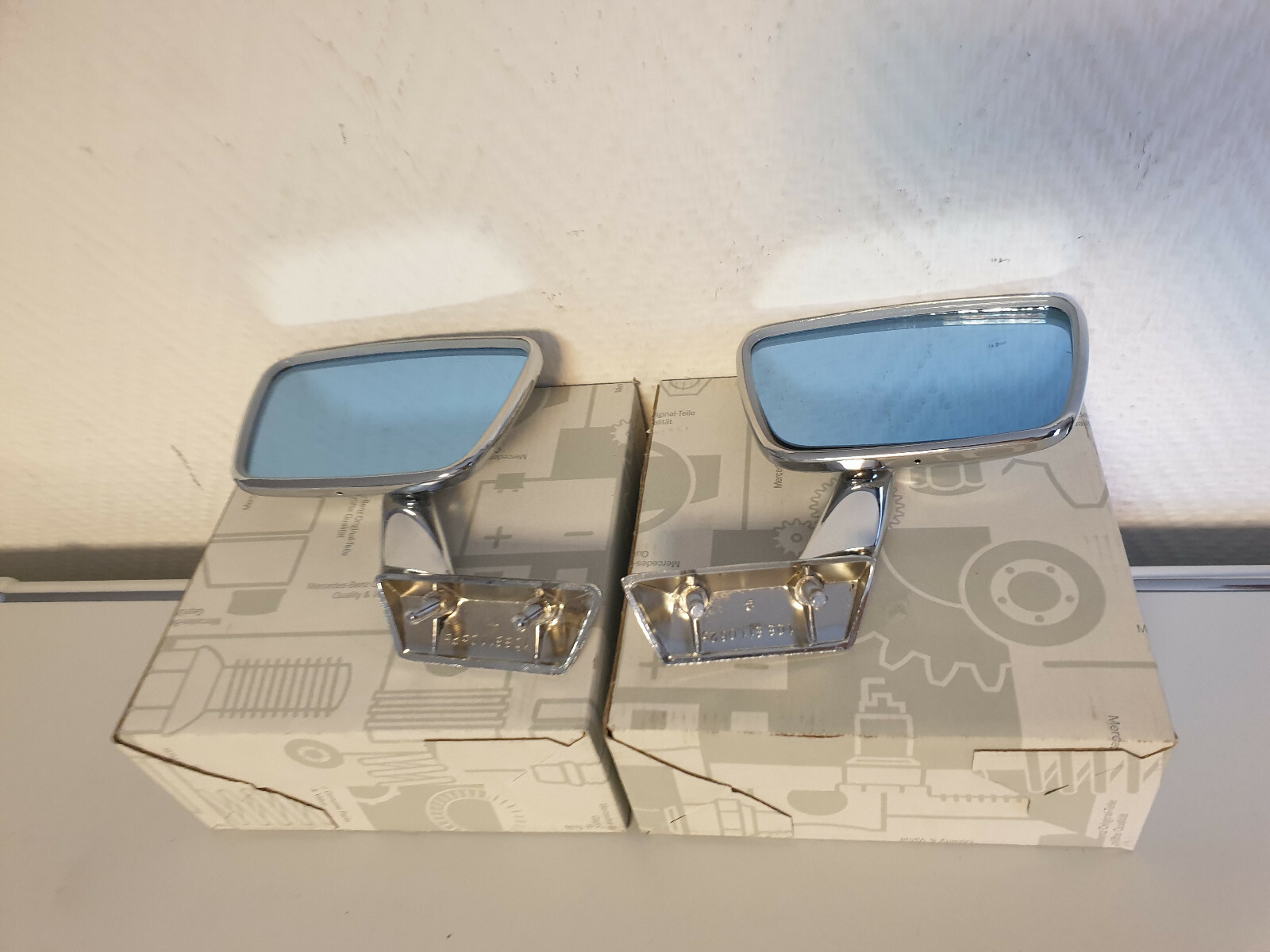 NEU NOS Mercedes W108 W109 280SE 3.5 W111 Aussenspiegel L+R Rearview ...