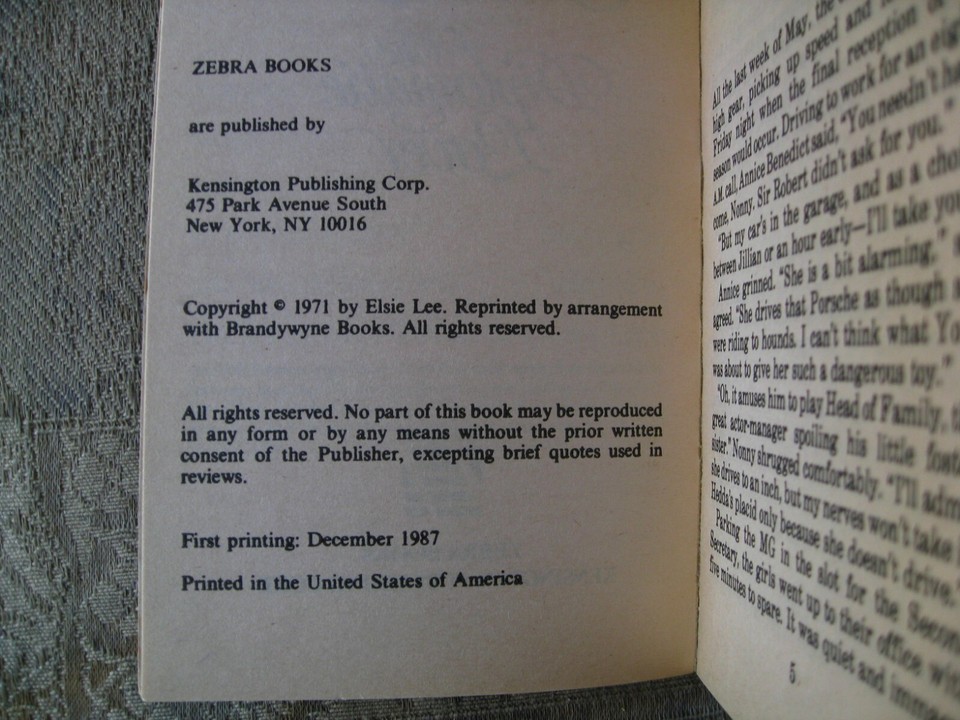 Elsie Lee - The Diplomatic Lover (Zebra Suspense) - 1987 - paperback | eBay