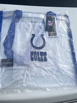 NEW/UNUSED NFL LICENSED INDIANAPOLIS COLTS LITTLE EARTH CLEAR STADIUM ...