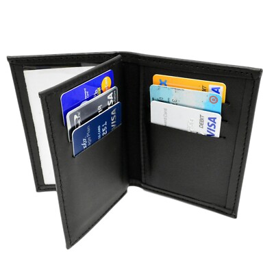 Perfect Fit DHS Double ID Federal Style Credit Card Wallet Ultrathin ...