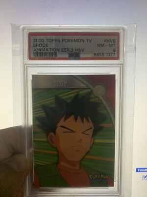 2000 Topps Pokemon TV #HV8 Brock Animation Series 3 PSA 9 MINT | eBay