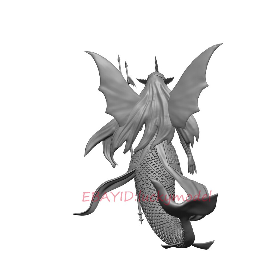 Unpainted Digimon Ancient Mermaimon GK Resin GARAGE KIT Model In Stock ...