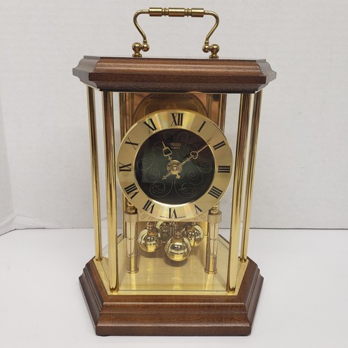 Trenkle Quartz Clock Rotating Pendulum Made In Germany Tested Working ...