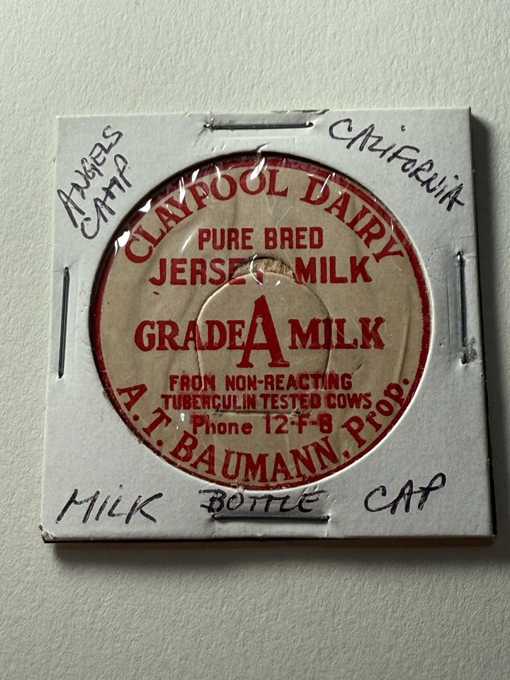 Fallon, NV Vintage Milk Bottle Cap: Claypool Dairy | eBay