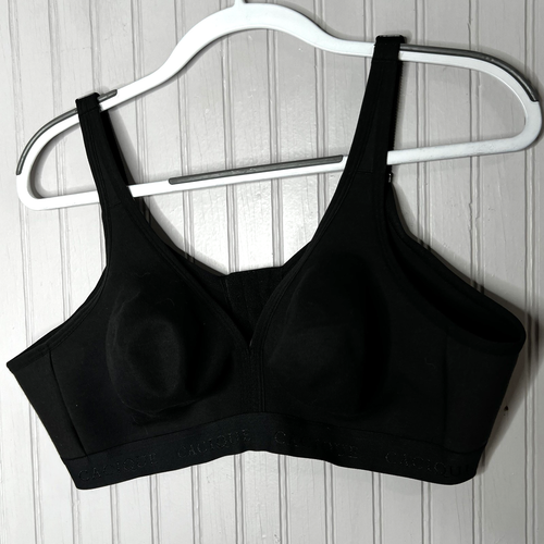 Cacique Bra Womens 44B Black Unlined Full Coverage No-Wire Adjustable ...