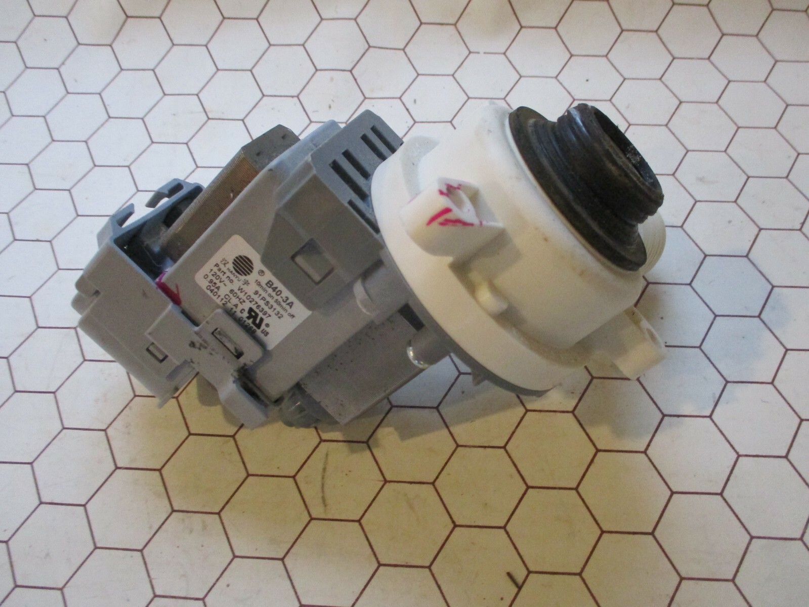 Maytag Washer Drain Pump W10276397 B40-3A | eBay