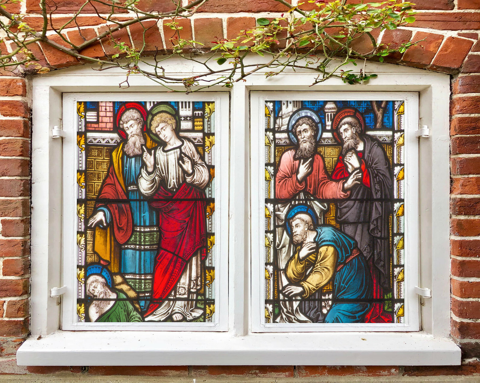 3D Leader Faith ZHUA353 Window Film Print Sticker Cling Stained Glass ...