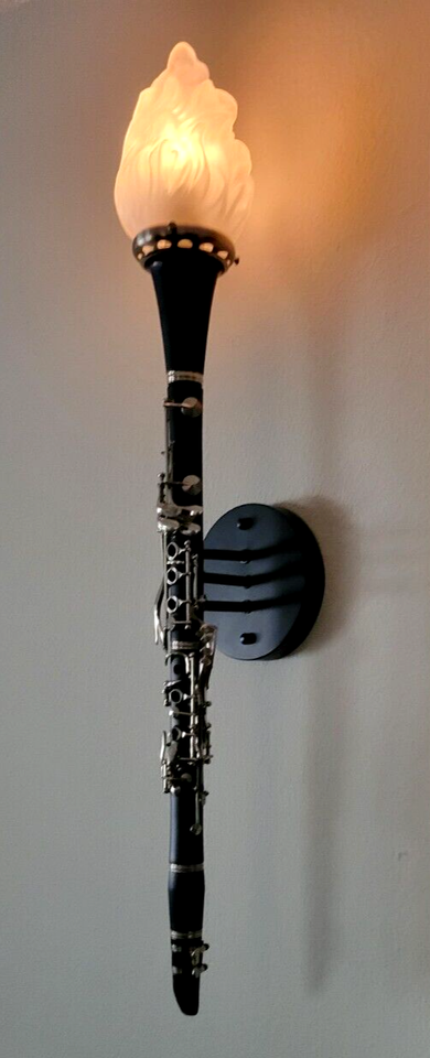 Clarinet Wall Sconce Custom Light Fixture Full Color Wi-Fi Enabled One ...