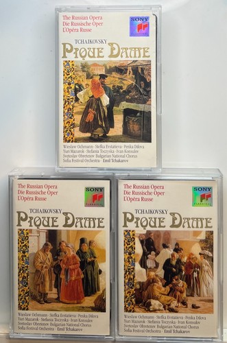 Tchaikovsky : Pique Dame (3 Cassette Tape Set 1990 Sony Classical ...