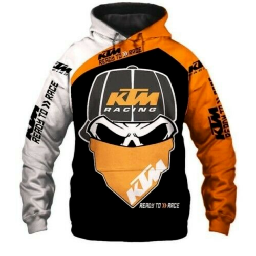 KTM Ready To Race KTM Racing Men and Women 3D Full Printing Hoodie S ...