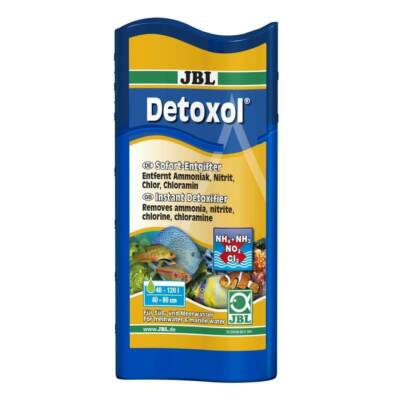 JBL Detoxol 250 ml Wasser-Entgifter für Aquarienwasser mit Dosierkappe ...