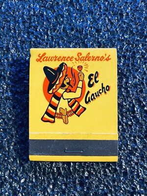 Vintage Full Matchbook Lawrence Salerno's El Gauch, Skokie ILL ...