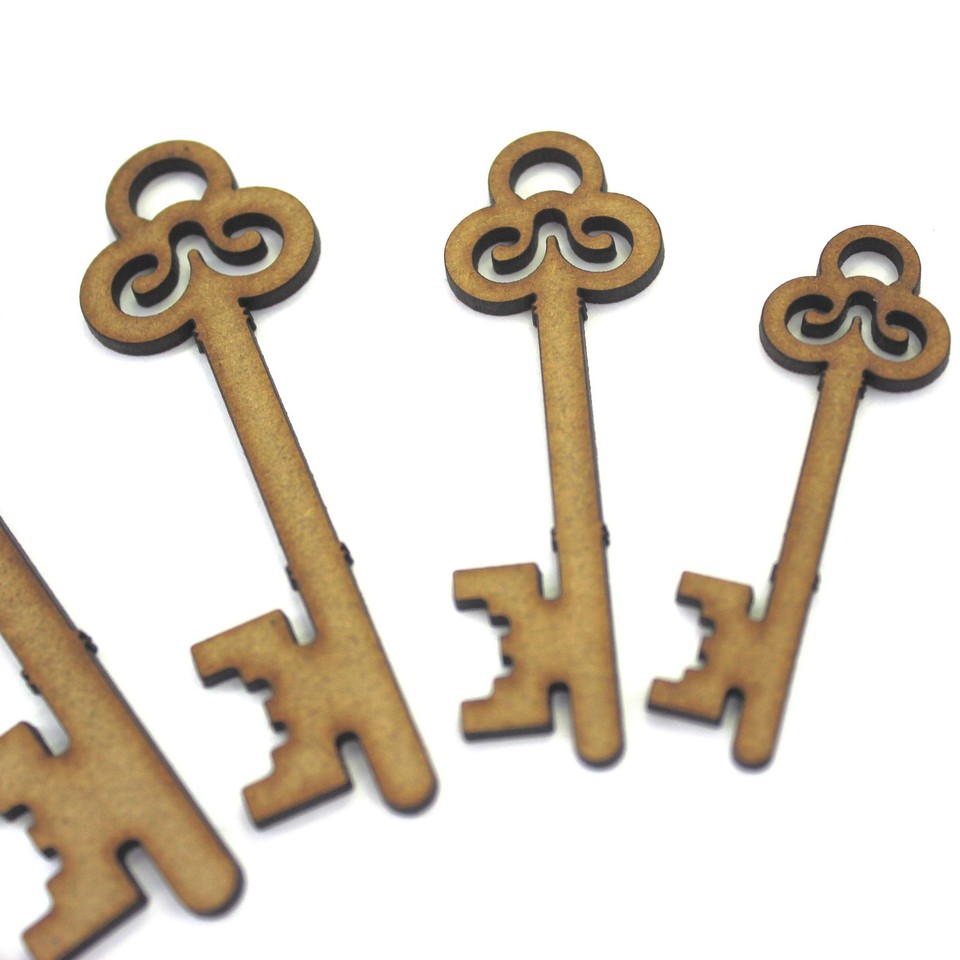 Key Craft Shape. Various Sizes 50mm - 200mm. 2mm MDF Wood. Santa Key ...