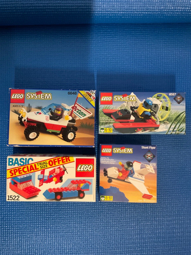 4 NISB Lego sets 6648-Mag Racer/6567-Speed Splasher/1522-Basic/1070 ...