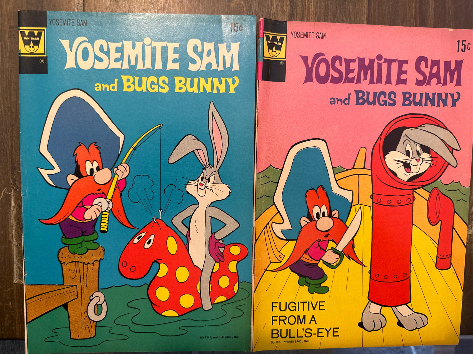YOSEMITE SAM (GOLD KEY #1-65)(WHITMAN #66-81) (1970 Series) #6 and #8 ...