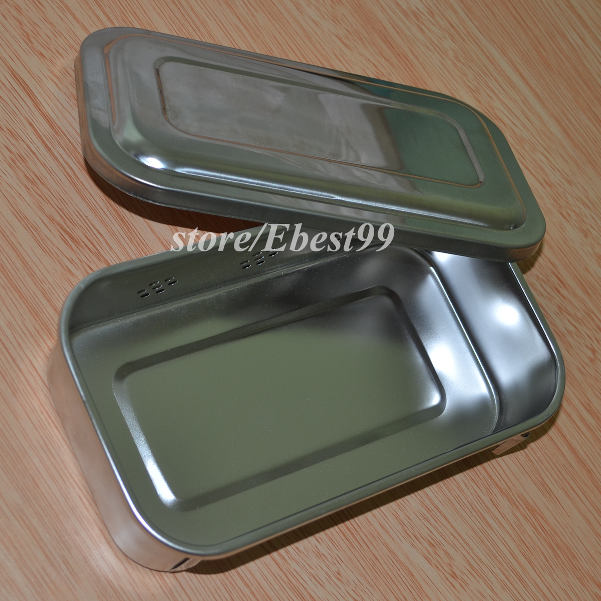 Stainless Steel Dental Container Box Doctor Lab Sterilising Trays Clean ...