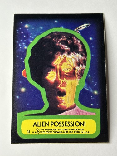 1976 Topps Star Trek Stickers Alien Possession! #18 A259 | eBay