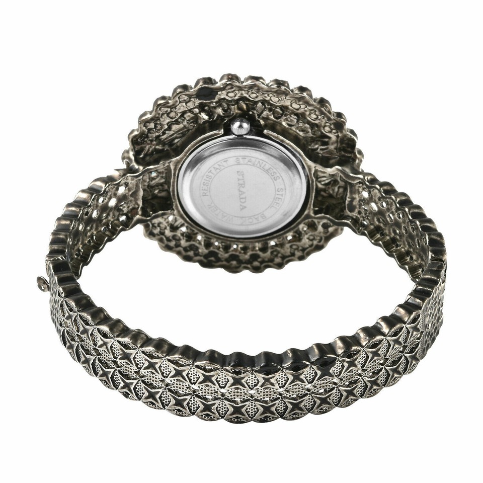 STRADA Women's Watch Crystal Purple Pearl Northwest Style Bangle 7" | eBay