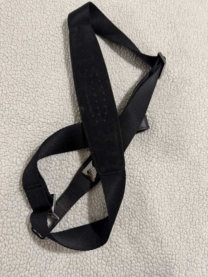 Tumi Leather And Nylon Adjustable Replacement Padded Shoulder Strap | eBay