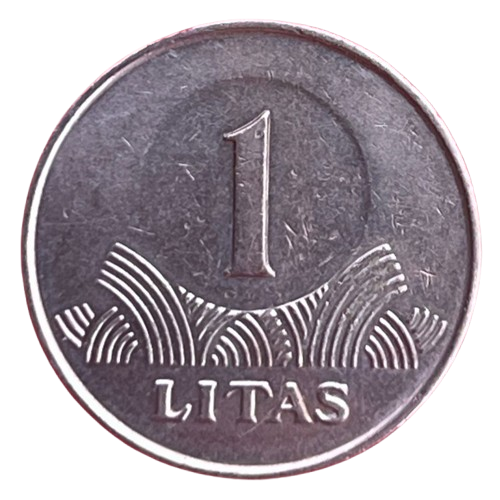 Lithuania 1 Litas 1999 Coin KM#111 Knight Vytis UNC Baltic Republic ...