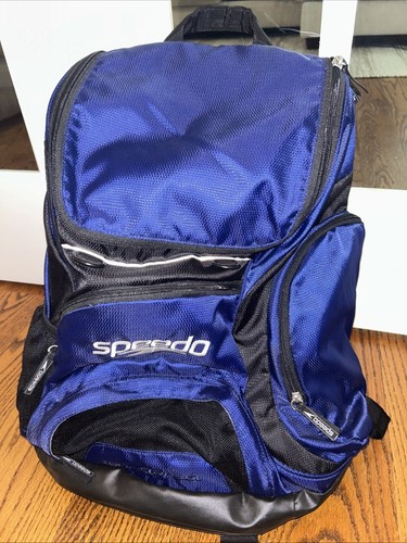 Speedo Teamster 35L Blue/Black Backpack | eBay