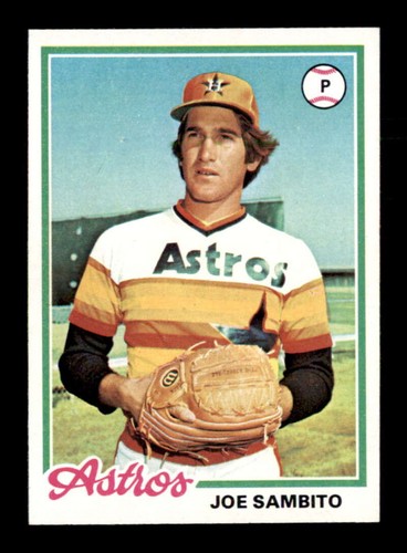 1978 Topps #498 Joe Sambito NM/NM+ X2947135 | eBay