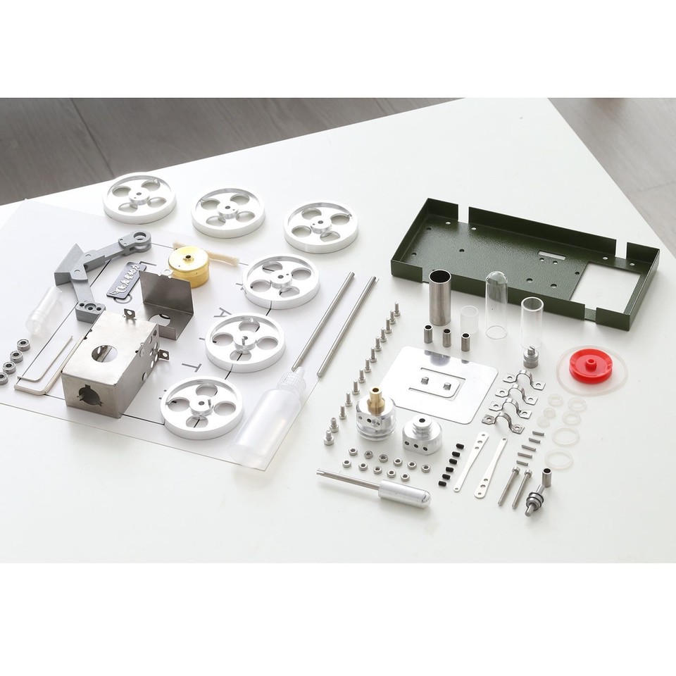 Hot creative air stirling engine motor car model educational | eBay UK