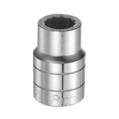 18mm 12 Point Shallow Socket 3/4" Drive Standard Metric CR-V ...