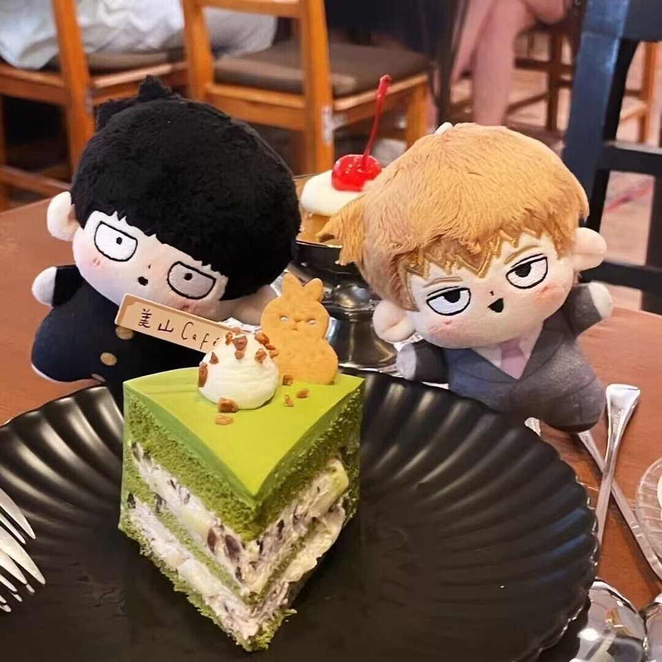 Mob Psycho 100 Dimple Reigen arataka Kageyama Shigeo 12cm Plush Doll ...