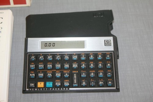 Vintage HP 11C RPN Scientific Calculator Made in the USA MANUAL, CASE ...