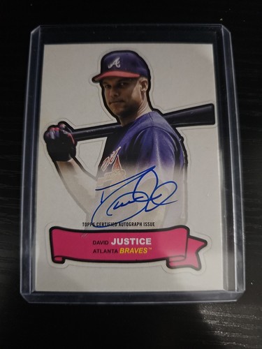 2024 Topps Archives DAVID JUSTICE Auto 1988 Action All Stars Braves | eBay