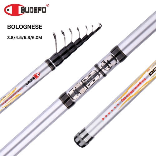 Telescopic Fishing Rod 3.8M/4.5M/5.3M/6M/ HIGH CARBON UltraLight ...
