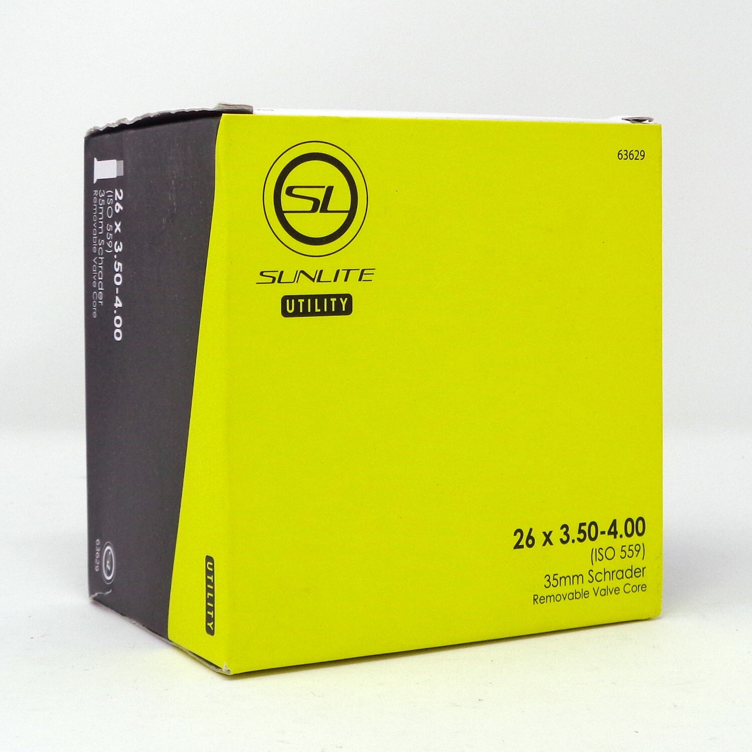 Sunlite Bicycle Tube 26 x 3.50-4.00 - 35mm Scrader Valve - Mountain Fat ...