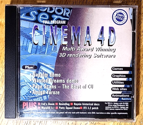 Amiga Magazine CD-Rom 27 (Oct. '98) Cinema 4d Full Program *UNTESTED ...