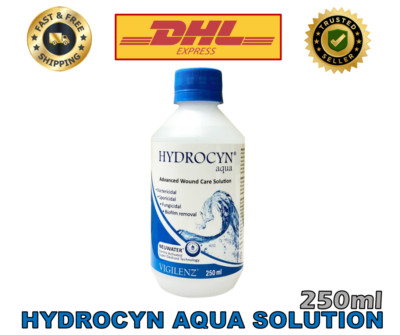 250ML Hydrocyn Aqua Advanced Wound Care Solution Wound Dressing ...
