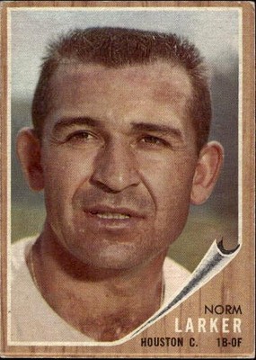 1962 Topps #23 Norm Larker | eBay