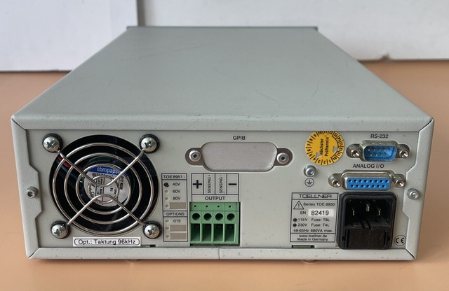 Toellner Toe 8951 DC Power Supply 400 Watt T161859 for sale online | eBay