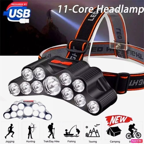 Headlight Head Torch Work Lamp Flashlight Super Bright LED Headlamp ...